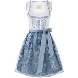 Stockerpoint Mini Dirndl "Nanita" in rauchblau | Gr.: 34