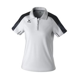 Erima Damen Poloshirt in weiss/schwarz | Gr.: 42