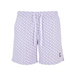Urban Classics Badeshorts in dustylilacseahorse | Gr.: S