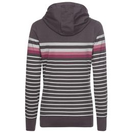 Kangaroos Kapuzensweatshirt in grau-wei&szlig;-bordeaux | Gr.: 52/54