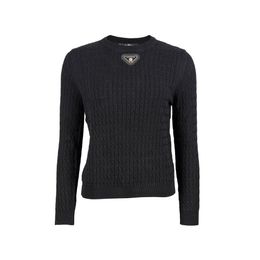 Roberto Geissini Strickpullover Business Schwarz | Gr.: M
