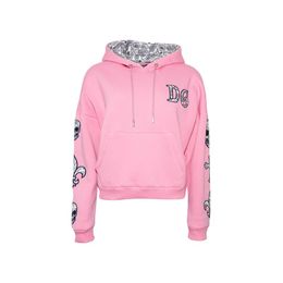 Roberto Geissini Patch Hoodie Davina Pink | Gr.: XL