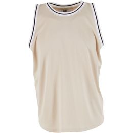 DEF Tank-Tops in oatmeal/white | Gr.: XL