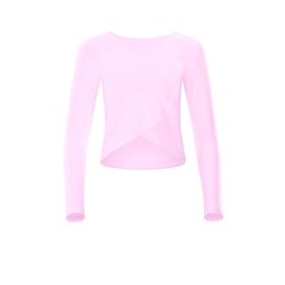 WINSHAPE Functional Light and Soft Cropped Long Sleeve Top AET131LS in lavender rose | Gr.: XL