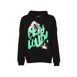 Roberto Geissini Play It Loud Hoodie Schwarz Gr&uuml;n | Gr.: L