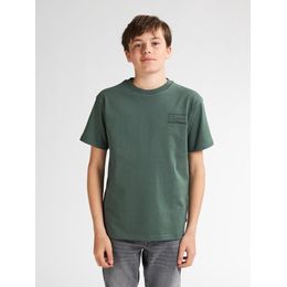 PETROL INDUSTRIES R&uuml;ckenprint T-Shirt Acadia in Gr&uuml;n | Gr.: 140