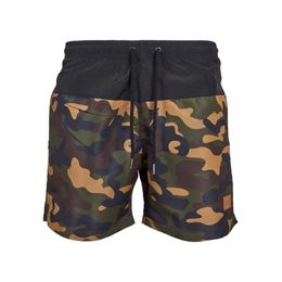 Urban Classics Badeshorts in blk/woodcamo | Gr.: XXL