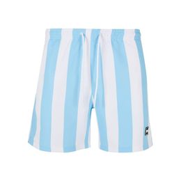 Urban Classics Badeshorts in balticbluebarstripe | Gr.: XL