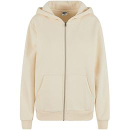 Urban Classics Zip-Kapuzenpullover in whitesand | Gr.: S