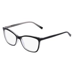 Fielmann OU 052 FA Brille Damen | Fassung: Vollrand, Butterfly, Schwarz Kristall