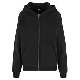 Urban Classics Zip-Kapuzenpullover in black | Gr.: M