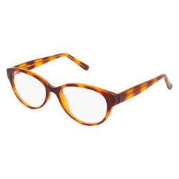 Fielmann MC 592 CL Brille Damen | Fassung: Vollrand, Oval, Havanna
