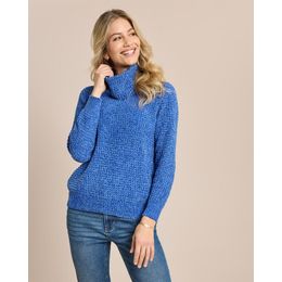 Helena Vera Chenille Pullover mit weitem Rollkragen