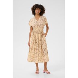Culture Kleid CUpuglia Relaxed fit in Offwhite/Rosa Flower | Gr.: L