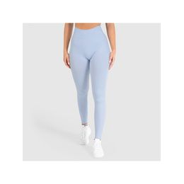 Smilodox Leggings Slayton Scrunch in Hellblau | Gr.: M
