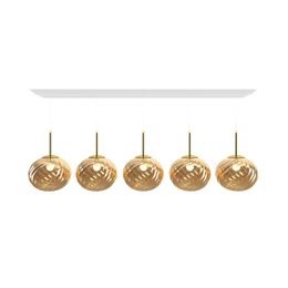 Tom Dixon Whirl Linear Pendant System Gold