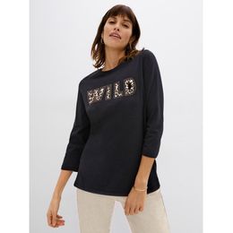 WITT WEIDEN Shirt in schwarz-champagner | Gr.: 38