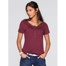 WITT WEIDEN Shirt in bordeaux | Gr.: 40