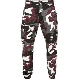 Urban Classics Cargo-Hosen in wine camo | Gr.: 38