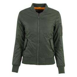 Urban Classics Damen Ladies Basic Bomber Jacket in olive | Gr.: L