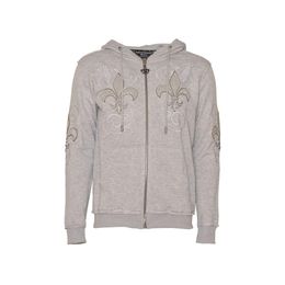 Roberto Geissini VIP Sweatjacke Grau | Gr.: XXL