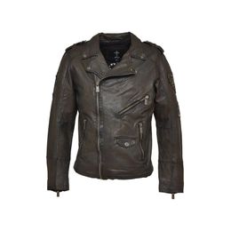 Roberto Geissini Fleming Lederjacke Braun | Gr.: 48
