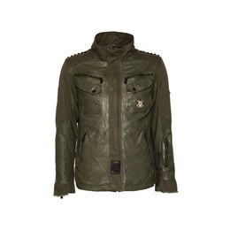 Roberto Geissini Sharok Lederjacke Khaki | Gr.: 56