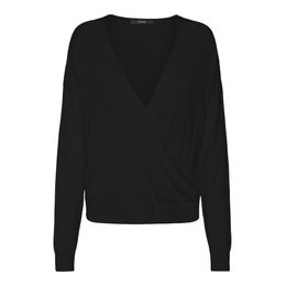 V&eacute;ro Moda VERO MODA Pullover 'SILKY' Damen Gr&ouml;&szlig;e L schwarz