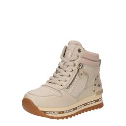 Mustang Lace-Up Ankle Boots female Beige size 38
