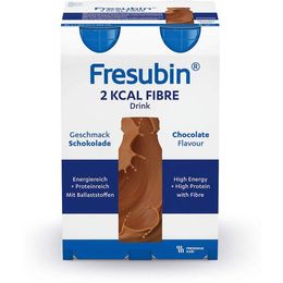 Fresenius Fresubin 2 kcal Fibre Drink Schokolade Trinkflasche Trinknahrung 24 St