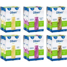 Fresenius Diben Drink Mischkarton 1.5 kcal/ml Trinkflasche Trinknahrung 24X200 ml