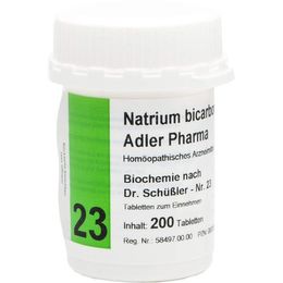 Biochemie Adler 23 Natrium bicarbonicum D 12 Tabl. 200 St