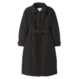 Bershka Mantel Damen Gr&ouml;&szlig;e L schwarz Wintermantel