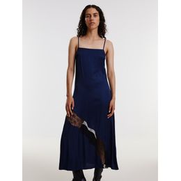 EDITED Kleid 'Malin' Damen Gr&ouml;&szlig;e 34 blau Winterkleid