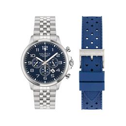 Nautica Analoguhr 'BLUE OCEAN' Herren Gr&ouml;&szlig;e One Size blau / silber