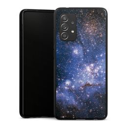 DeinDesign Galaxy A52s 5G Handy Silikon H&uuml;lle Case schwarz Handyh&uuml;lle Galaxy Weltall Weltraum