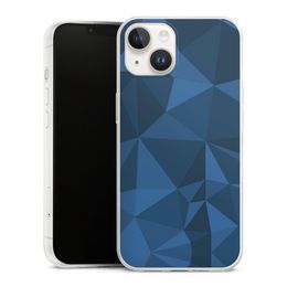 DeinDesign iPhone 14 Handy Slim Case Silikon Handyhülle transparent Hülle extra dünn Abstract Muster Geometric Silikon Slim Case