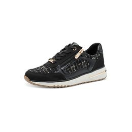 Marco Tozzi Sneaker Damen Gr&ouml;&szlig;e 38 gold / schwarz / wei&szlig;