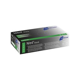 Nitril-Einweghandschuhe Meditrade, VE 1000 Stk, lebensmittelkonform, schwarz, Gr&ouml;&szlig;e L kaiserkraft