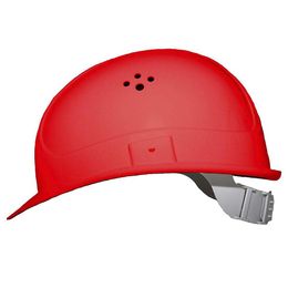VOSS HELME 4-Punkt-Schutzhelm, Polyethylen, rot