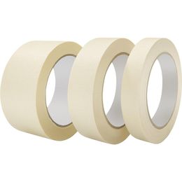 ratioform Kreppband ECONOMY, St&auml;rke 125 &micro;m, VE 24 Rollen, wei&szlig;, Bandbreite 50 mm