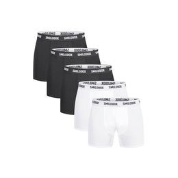 Smilodox Boxershorts 'Larry' Herren Gr&ouml;&szlig;e XXXL schwarz / wei&szlig;