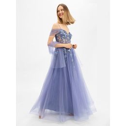 UNIQUE Abendkleid Damen Größe 34 saphir Winterkleid