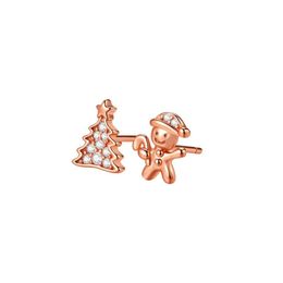 Hey Happiness Ohrringe 'Merry Duo' Damen Größe One Size rosegold