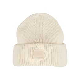Beanie Urban Classics "Urban Classics Unisex Knitted Wool Beanie", Damen, Gr. onesize, sandwei&szlig;, Wolle, M&uuml;tzen Beanie