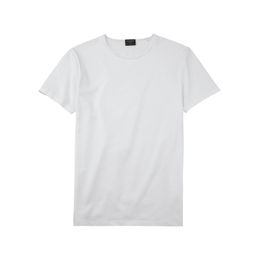 T-Shirt OLYMP "Casual", Damen, Gr. S, wei&szlig;, Jersey, Obermaterial: 95% Baumwolle, 5% Elasthan, Basic, Rundhals, Shirts T-Shirt