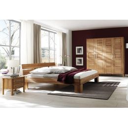 Schlafzimmer-Set Home Affaire "Modesty II", braun, Ausf&uuml;hrung 3, Ausf&uuml;hrung 3, Schlafzimmerm&ouml;bel-Sets, Schlafzimmer-Set, in 3 Ausf&uuml;hrungen