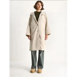 Bianco Lucci Between-Seasons Coat female Beige size M