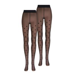 Nur Die Fine Tights female Black size 44/46