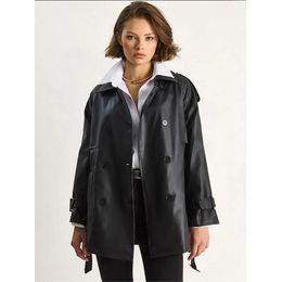 Bianco Lucci Between-Seasons Coat female Black size L